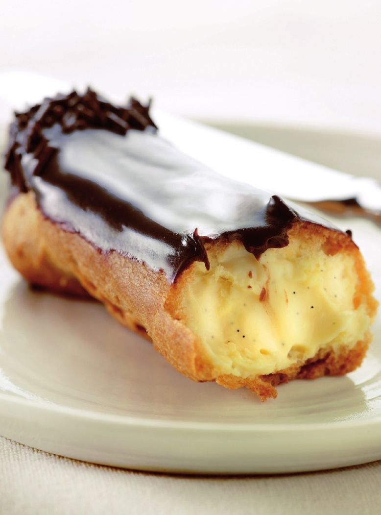 Recept "Eclairs gevuld met banketbakkersroom" | njam!